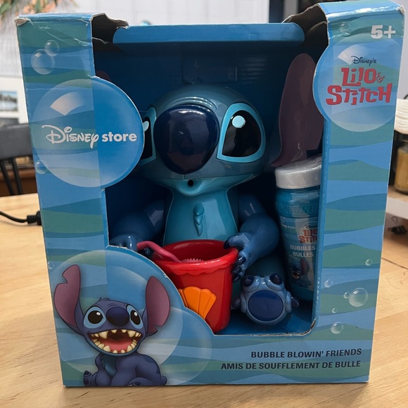 Disney | Toys | Rarenew Disney Lilo Stitch Bubble Blowing Toy | Poshmark
